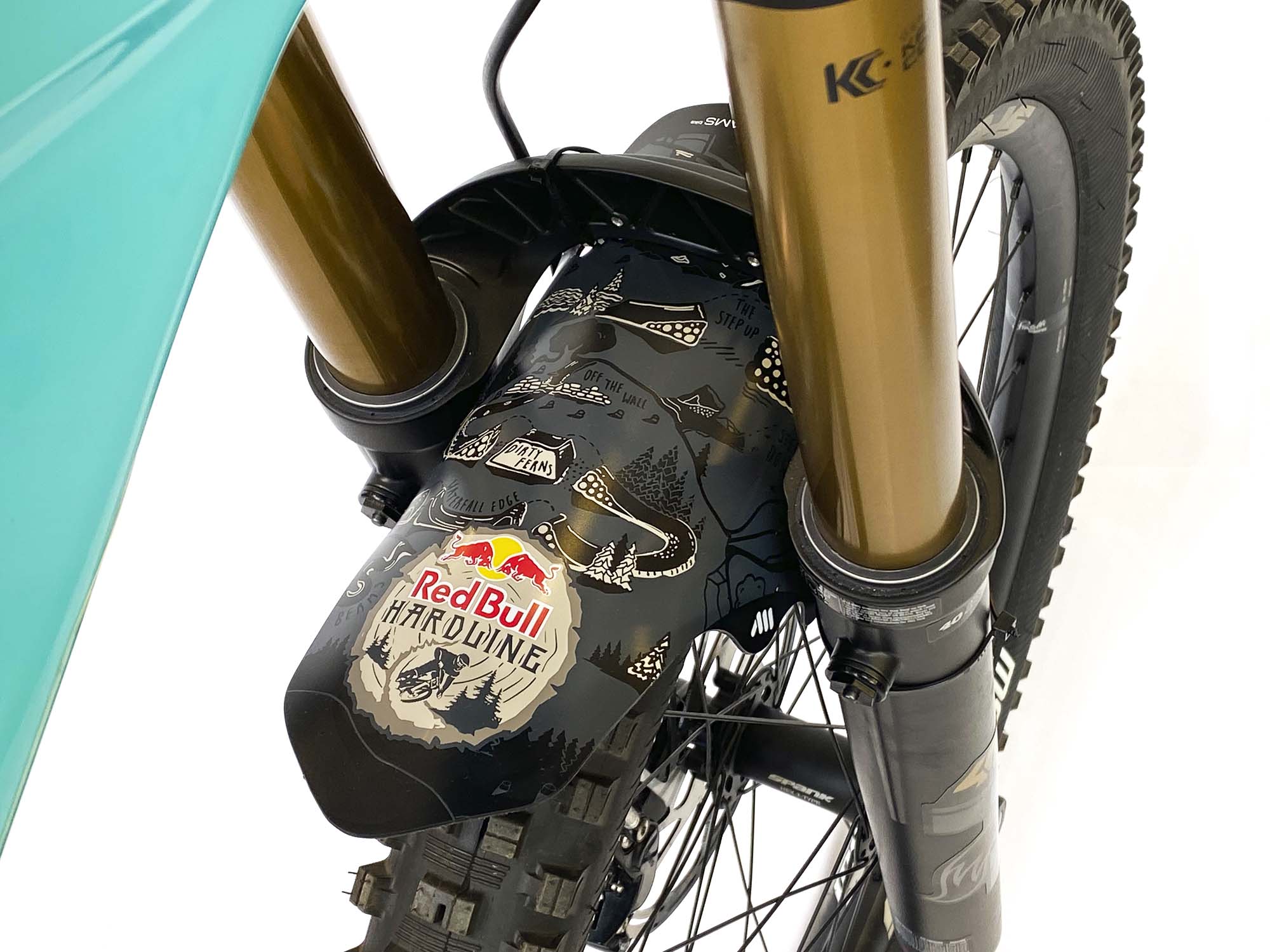 AMS X Red Bull Hardline Mud Guard - Unyielding Trail Protection