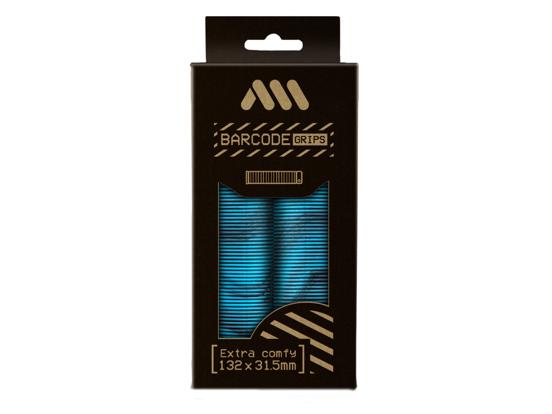 AMS BARCODE MTB Grips – Blue Camo | Classic Comfort & Control