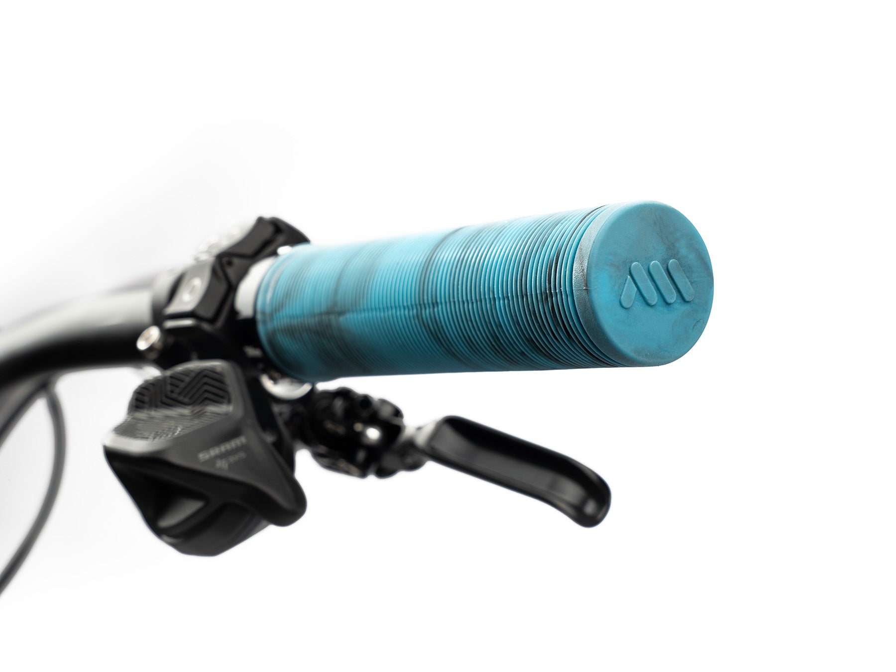 AMS BARCODE MTB Grips – Blue Camo | Classic Comfort & Control