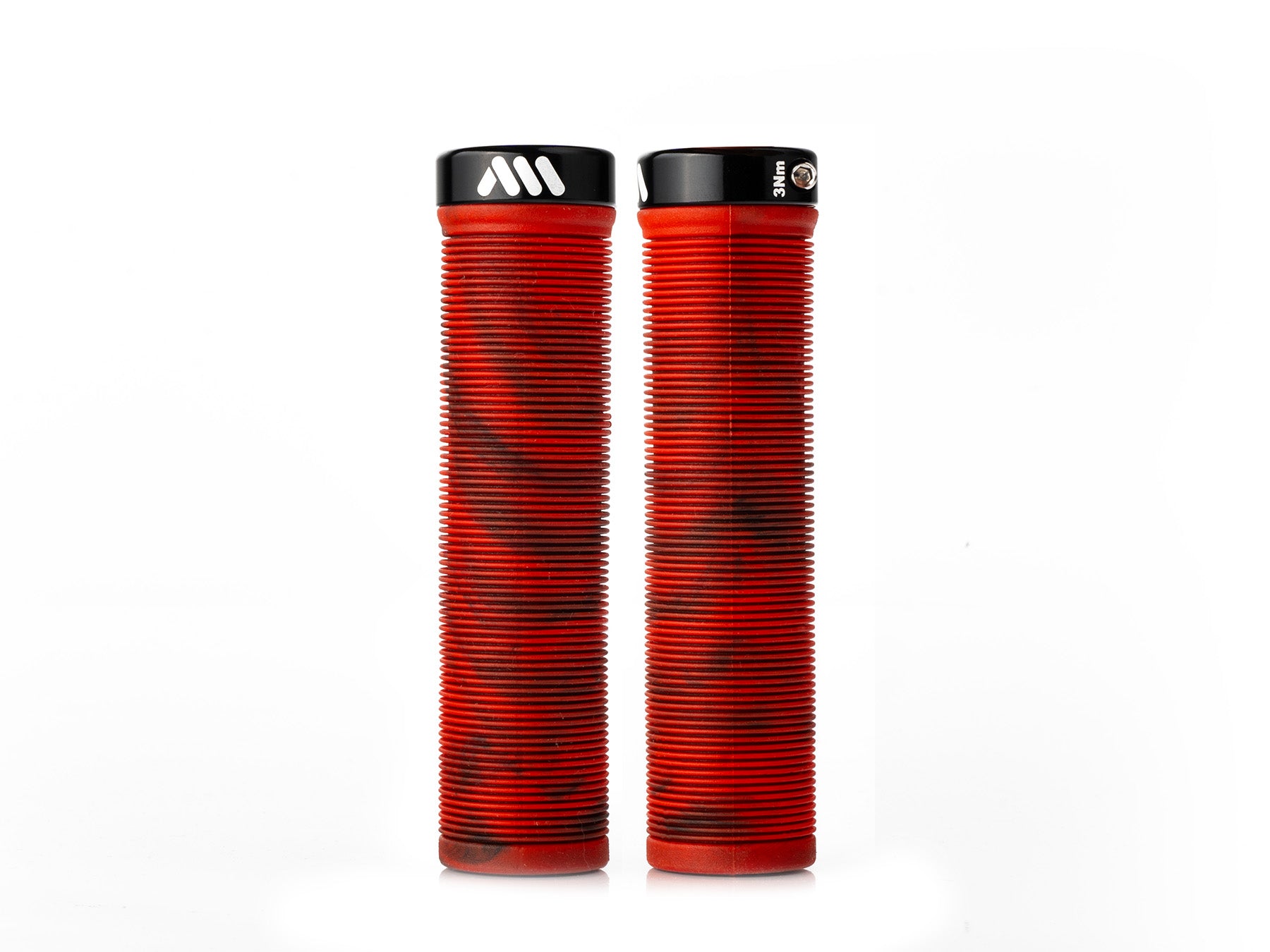 AMS BARCODE MTB Grips – Red Camo | Classic Comfort & Control