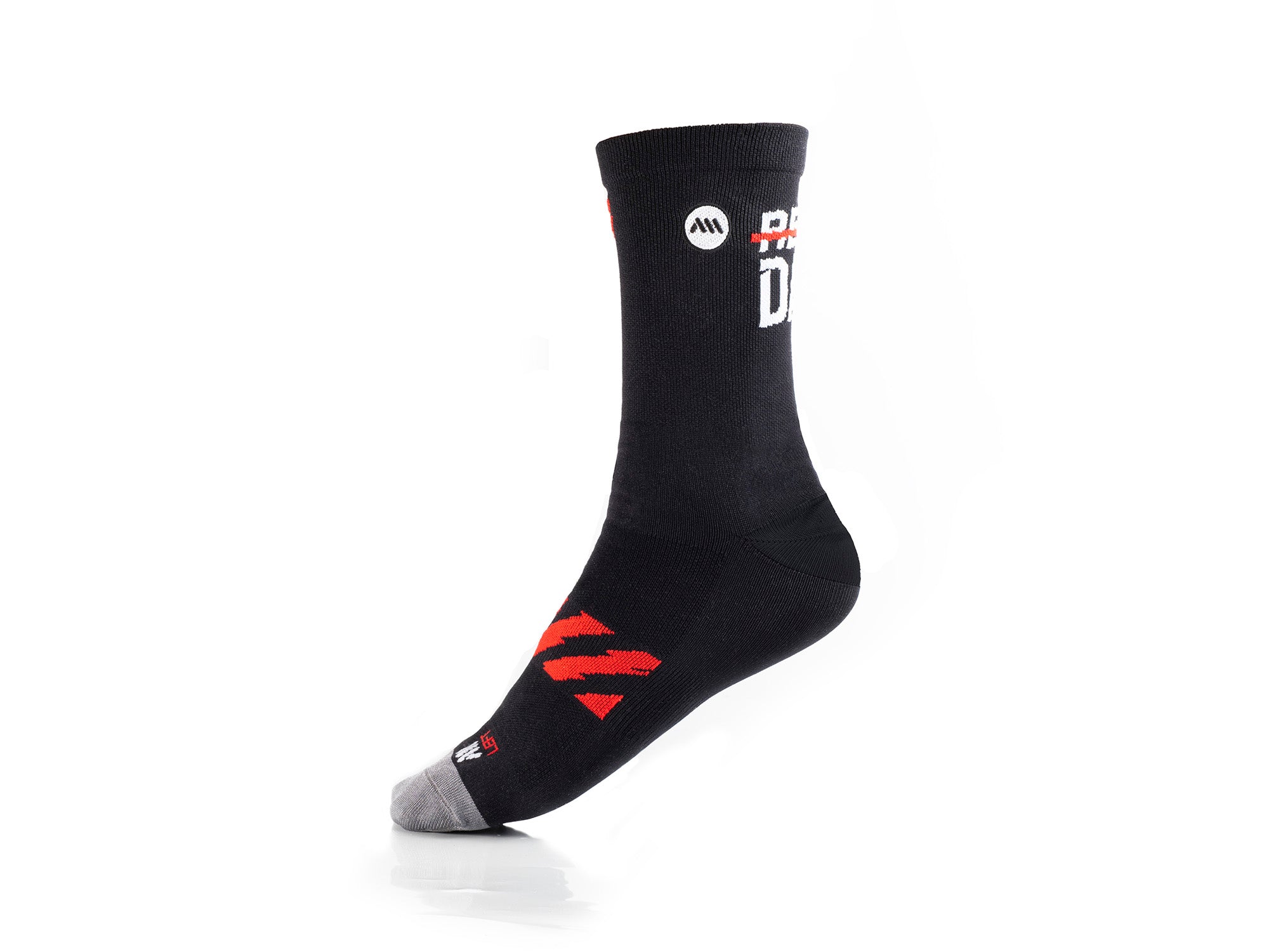 AMS Ride Day Cycling Socks Black – Unisex, Breathable Fit