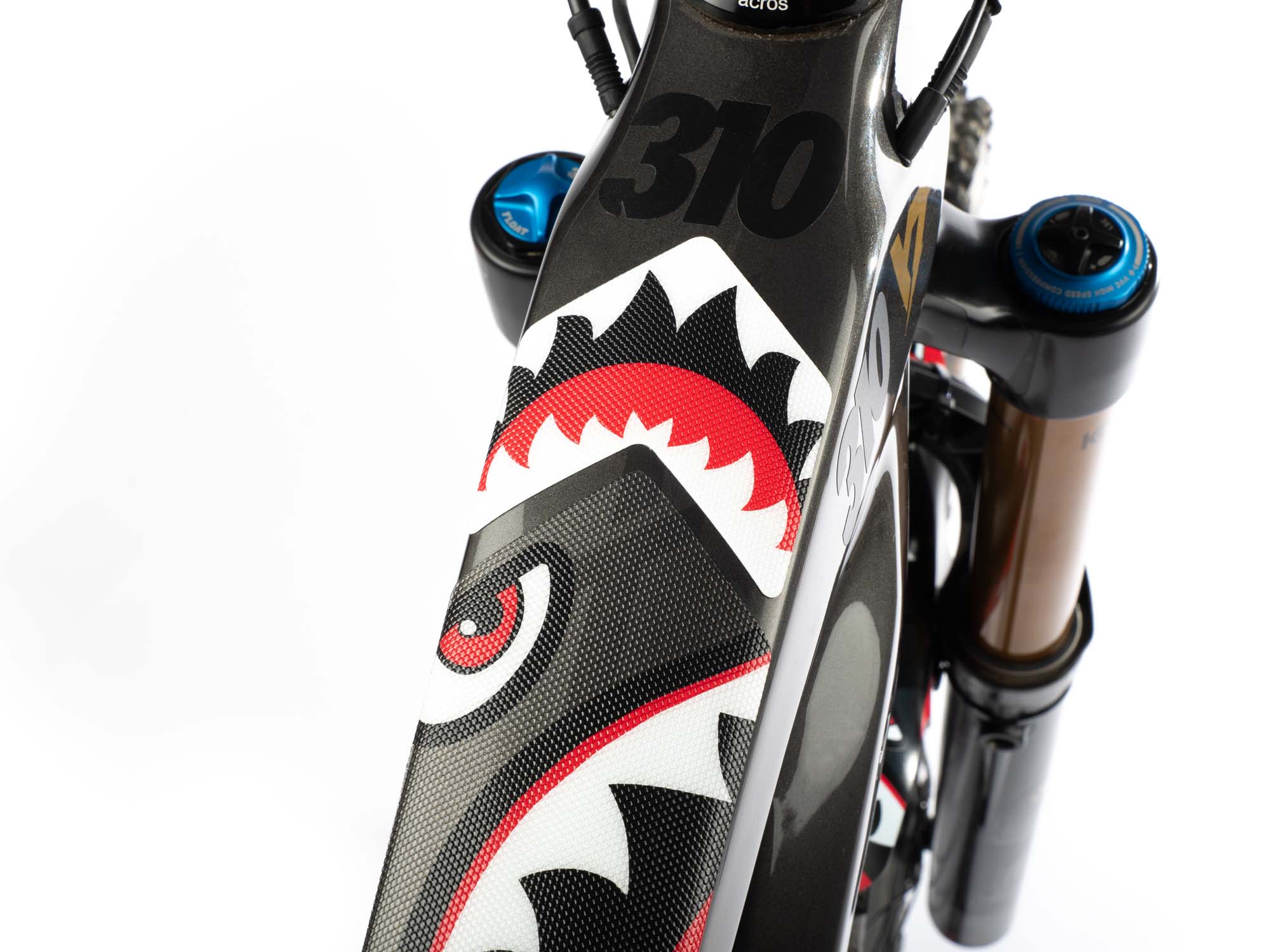 AMS X Fist Jaws P-40 Frame Guard - Ultimate MTB Protection