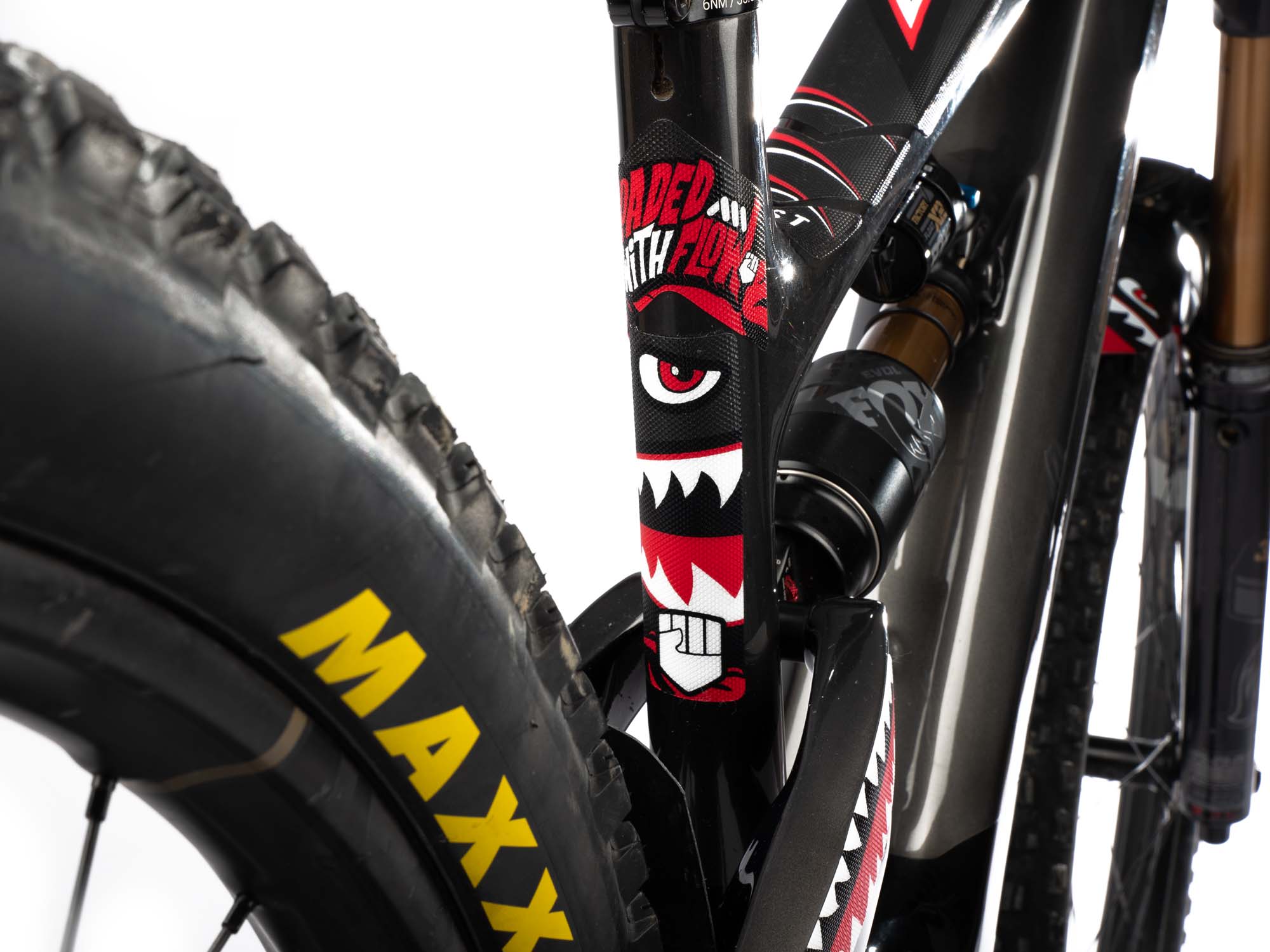 AMS X Fist Jaws P-40 Frame Guard - Ultimate MTB Protection