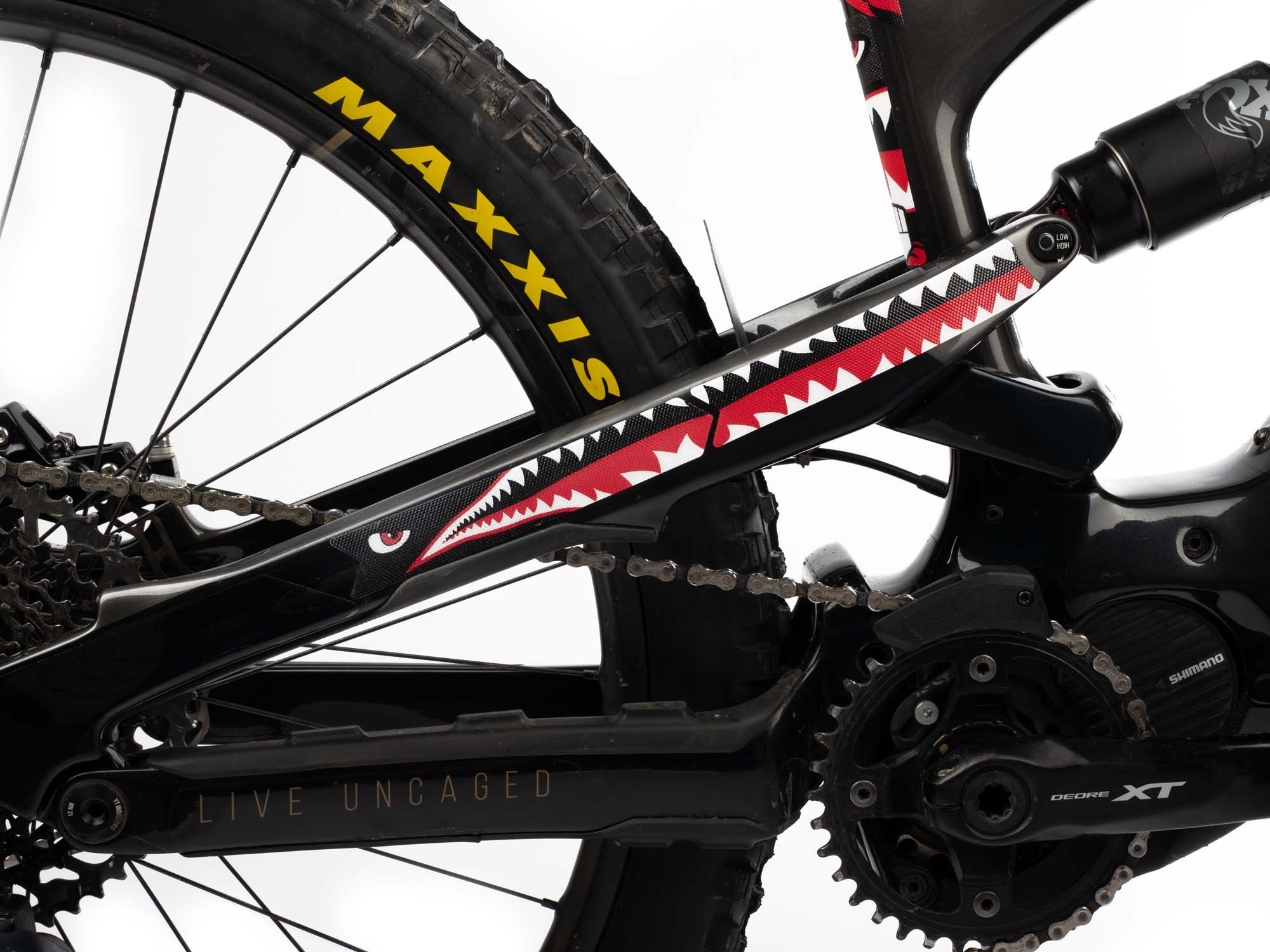 AMS X Fist Jaws P-40 Frame Guard - Ultimate MTB Protection