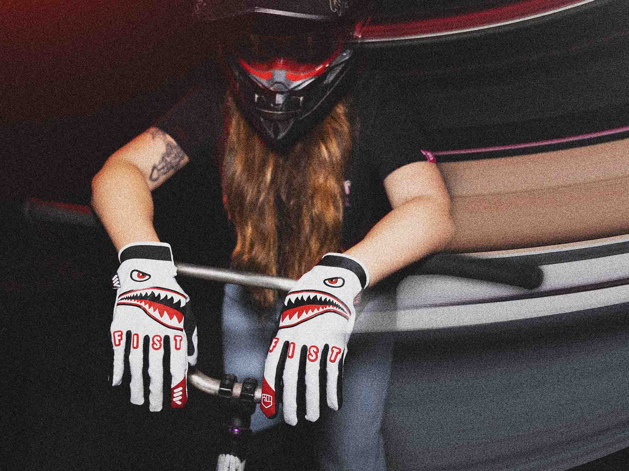 AMS X Fist Limited Edition Stocker Glove. Jaws P-40 AMS X Fist Limited Edition Stocker Glove. Jaws P-40