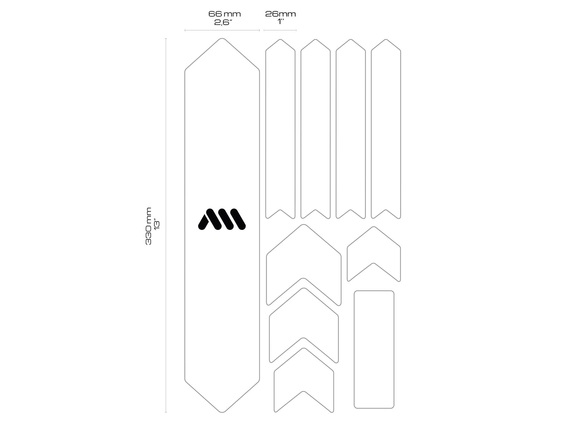 AMS Frame Guard Extra Size Zebra design pattern