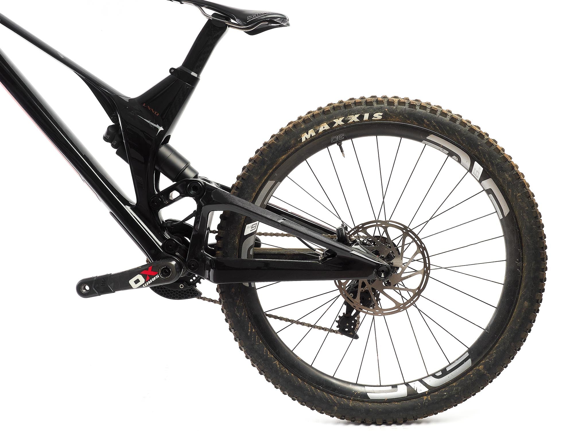 Black frame protection for mountain bikes - Extra size