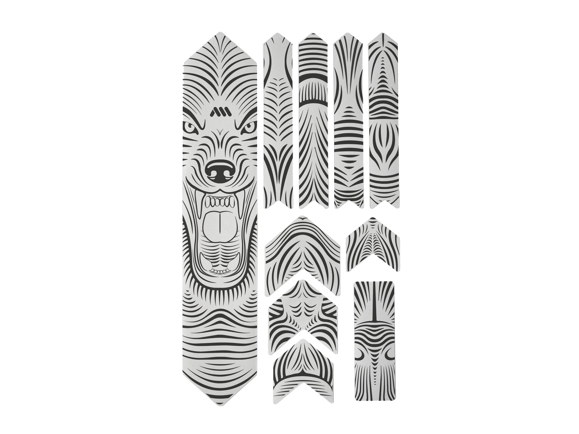 Wolf Honeycomb adhesive frame protection for mountain bikes in Extra size