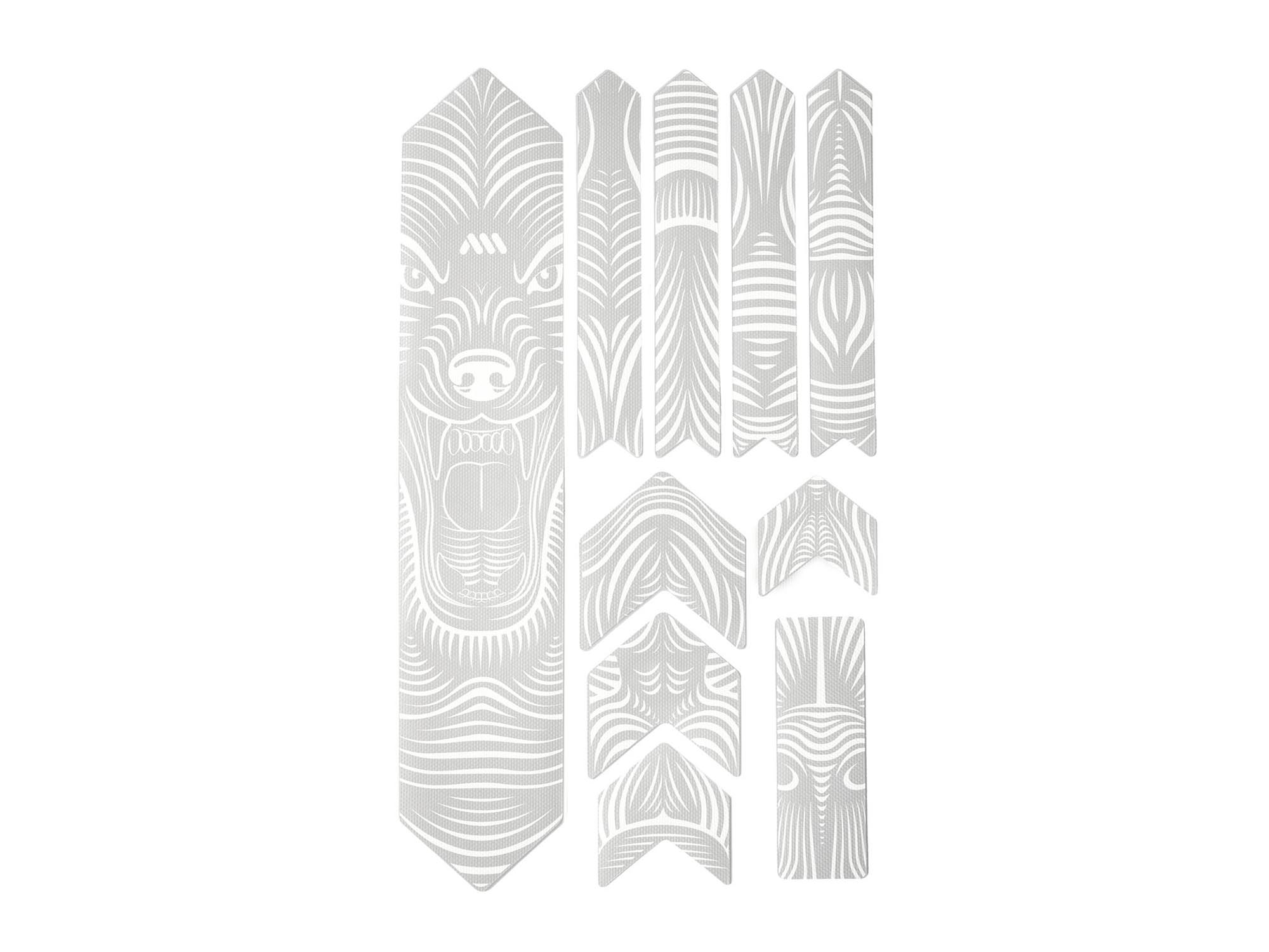 Wolf Honeycomb adhesive frame protection for mountain bikes in Extra size